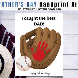 Father's Day Handprint Activity, Father's Day Printable, Happy Father's ...