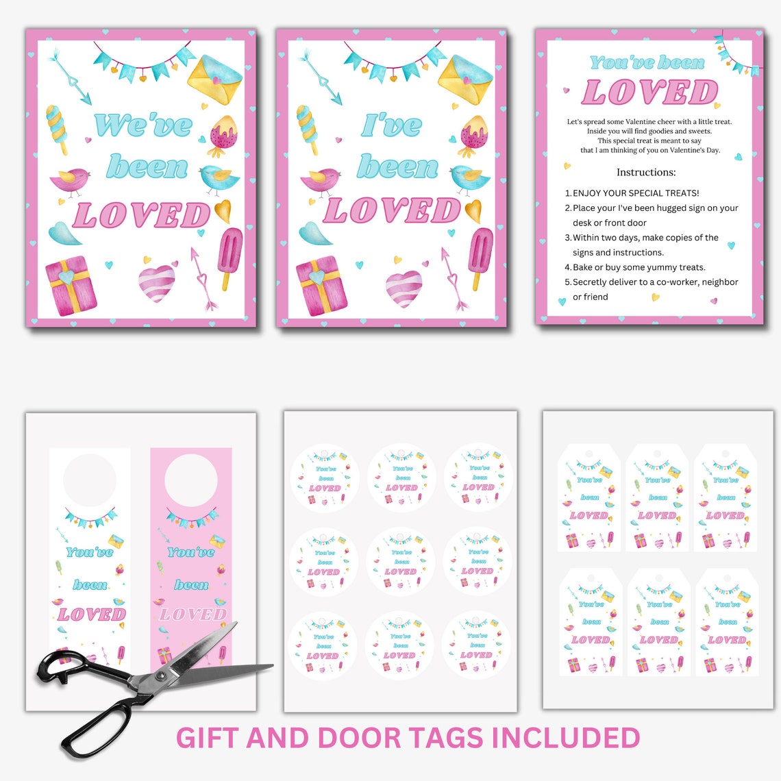 You've Been Loved Printable Bundle, We've Been Loved Kit, I've Been ...