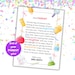Editable End of School Year Letter to Parent, Last Day of School Gift ...