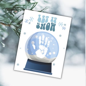 Winter Handprint Art , Winter Craft, Kids Handprint Art Craft, Art for ...