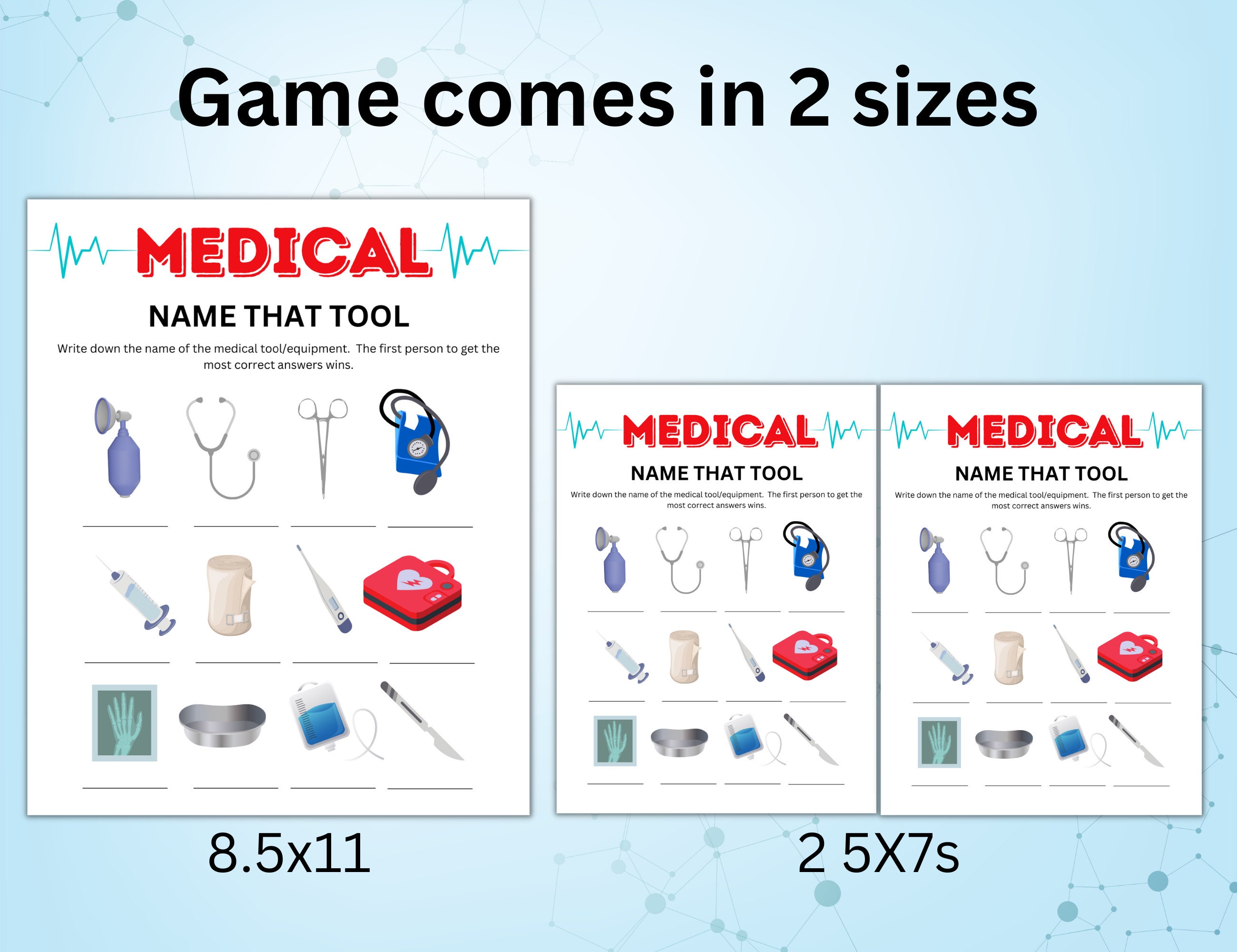 Medical Game, Printable Nursing Games, Doctor Games, Radiology Games ...