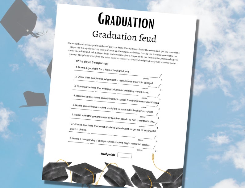 Printable Graduation Games, Selfie Scavenger Hunt 2023 Graduation Games ...