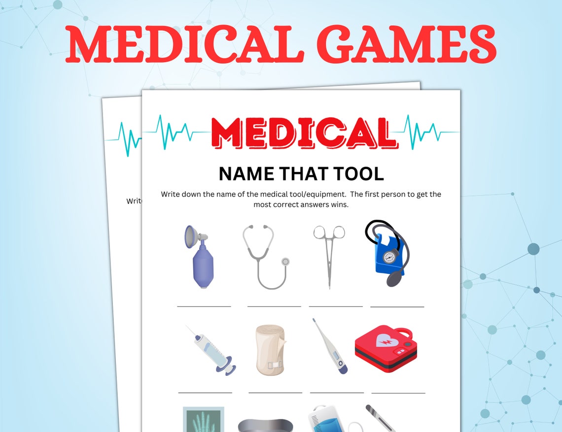 Medical Game, Printable Nursing Games, Doctor Games, Radiology Games ...