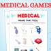 Medical Game, Printable Nursing Games, Doctor Games, Radiology Games ...