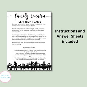 Family Reunion Game Bundle, Printable Family Games, Family Reunion ...