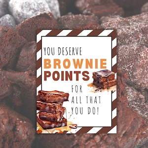 Brownie Points Appreciation Sign Chips Staff Employee Office Faculty ...