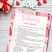 Printable Valentine's Day Game, Movie Quotes Game and Activity Adult ...