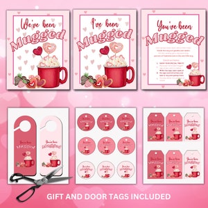 You've Been Mugged Printable Bundle, We've Been Mugged Kit, I've Been ...