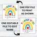 Editable Thank You Teacher Gift Tag, Teacher Appreciation Week, End of ...