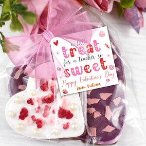 Teacher Valentines Gift Tag, Printable Valentine Gifts Tags, Valentines ...