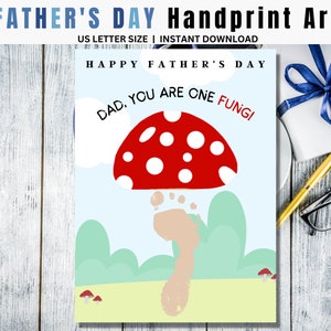 Father's Day Handprint Activity, Father's Day Printable, Happy Father's ...