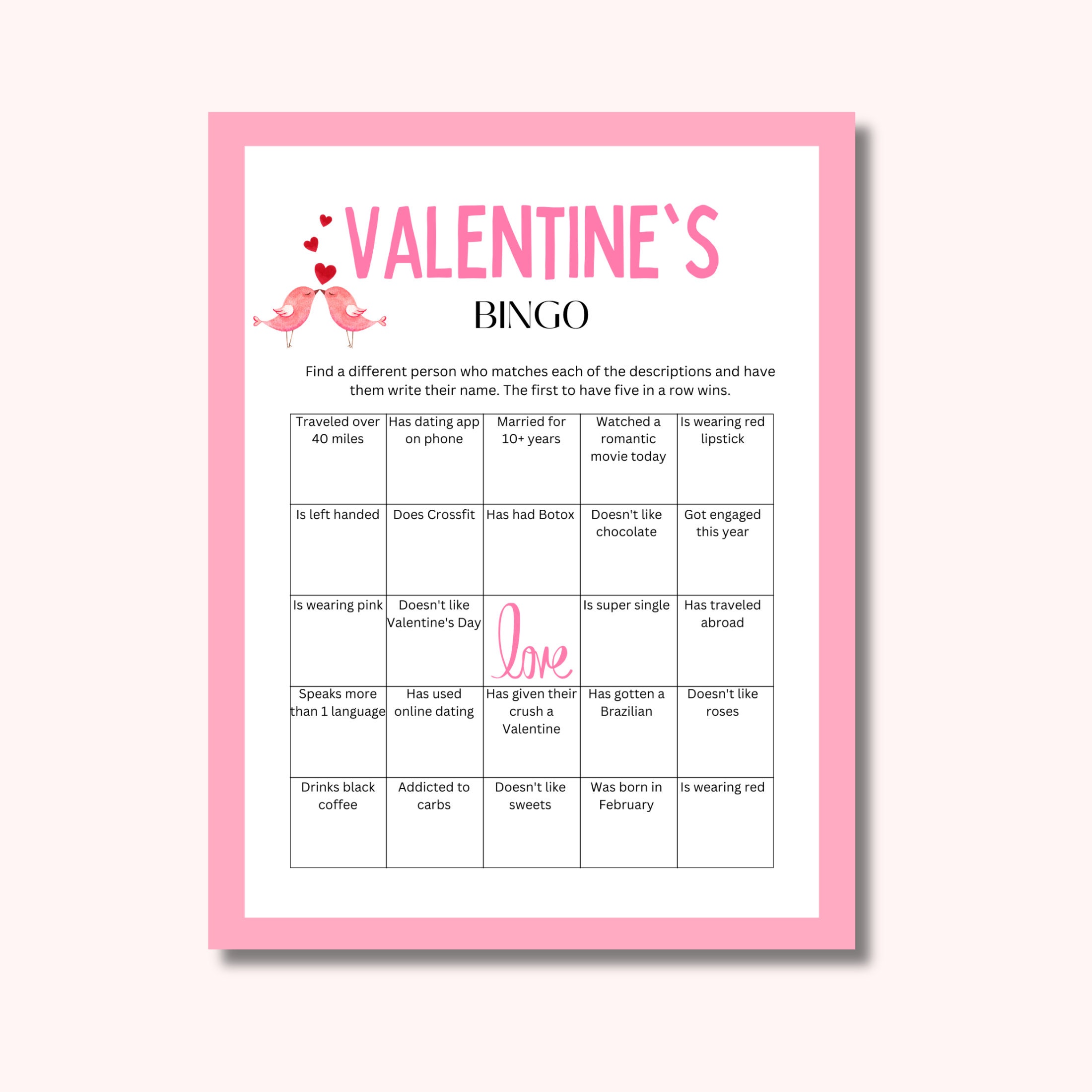 Printable Valentine's Day Game Bundle, Party Games and Activities ...