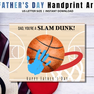 Father's Day Handprint Activity, Father's Day Printable, Happy Father's ...