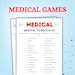 Medical Game, Printable Nursing Games, Doctor Games, Radiology Games ...