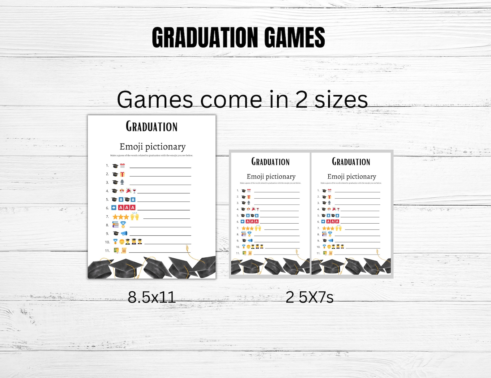 Printable Graduation Games, 2024 Graduation Games, Graduation Party ...