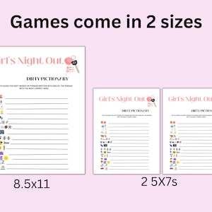 Printable Girls Night Out Game Bundle Party Games and Activities, Girls ...