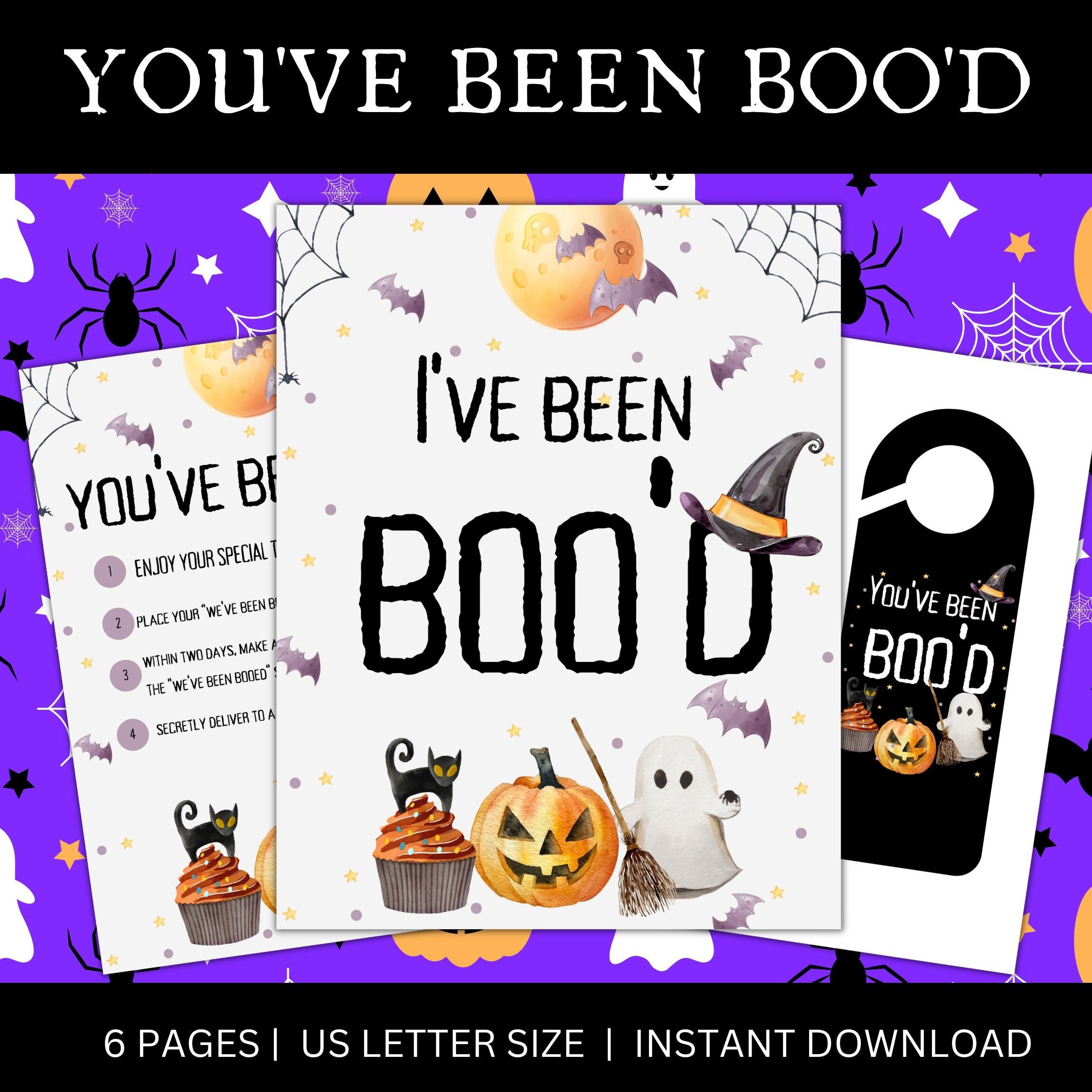You've Been Boo'd Halloween Bundle Office Coworker - Etsy