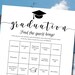 Graduation Bingo Game, Class of 2025 (printable PDF) - Etsy