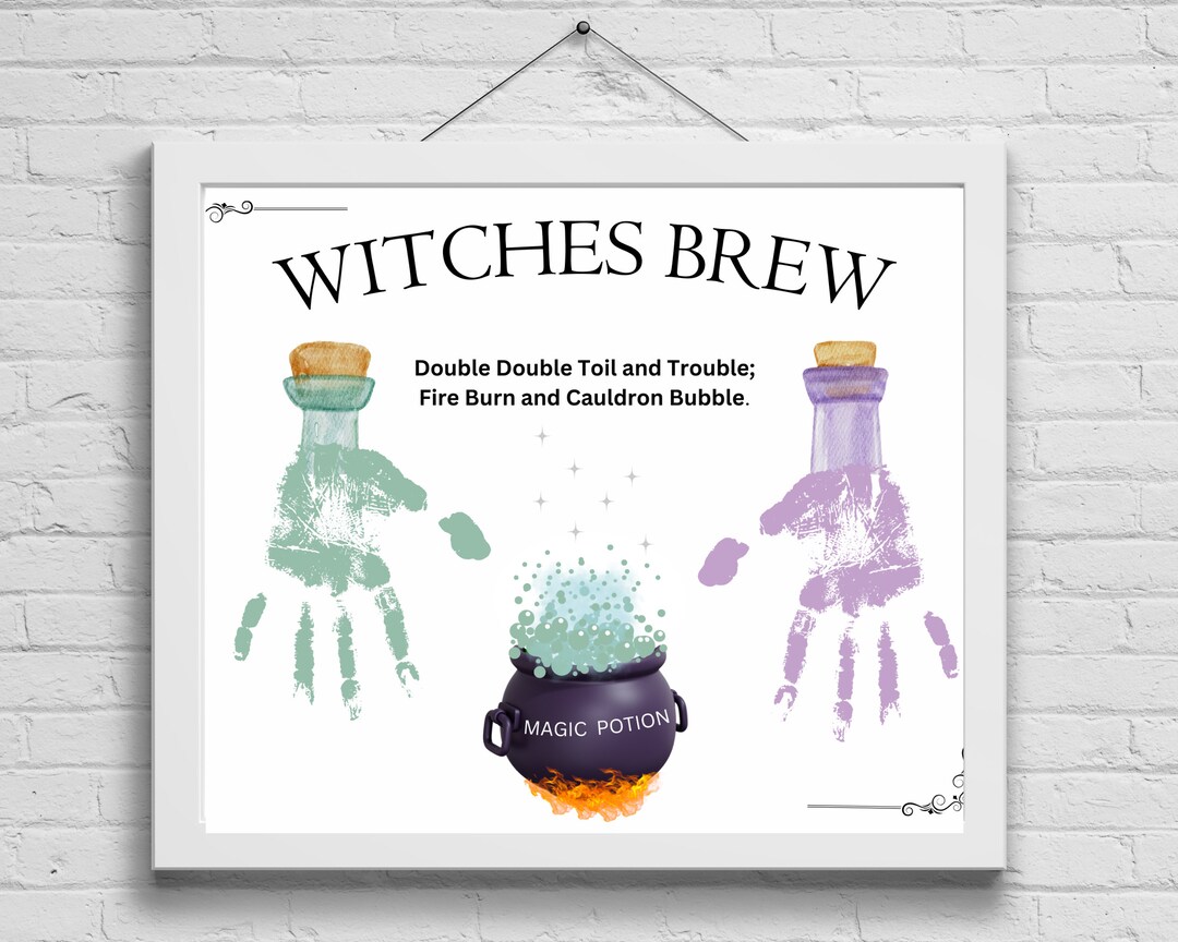 Halloween Handprint Footprint Art, Halloween Craft, Kids Art Craft ...