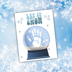 Winter Handprint Art , Winter Craft, Kids Handprint Art Craft, Art for ...