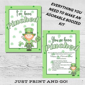 You've Been Pinched Printable Bundle, We've Been Pinched Kit, I've Been ...