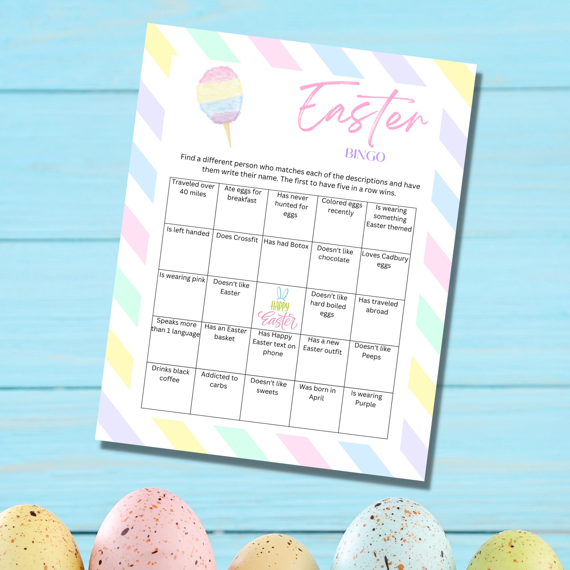 Printable EASTER Game, Easter Kids Game and Activity, Adult Games ...