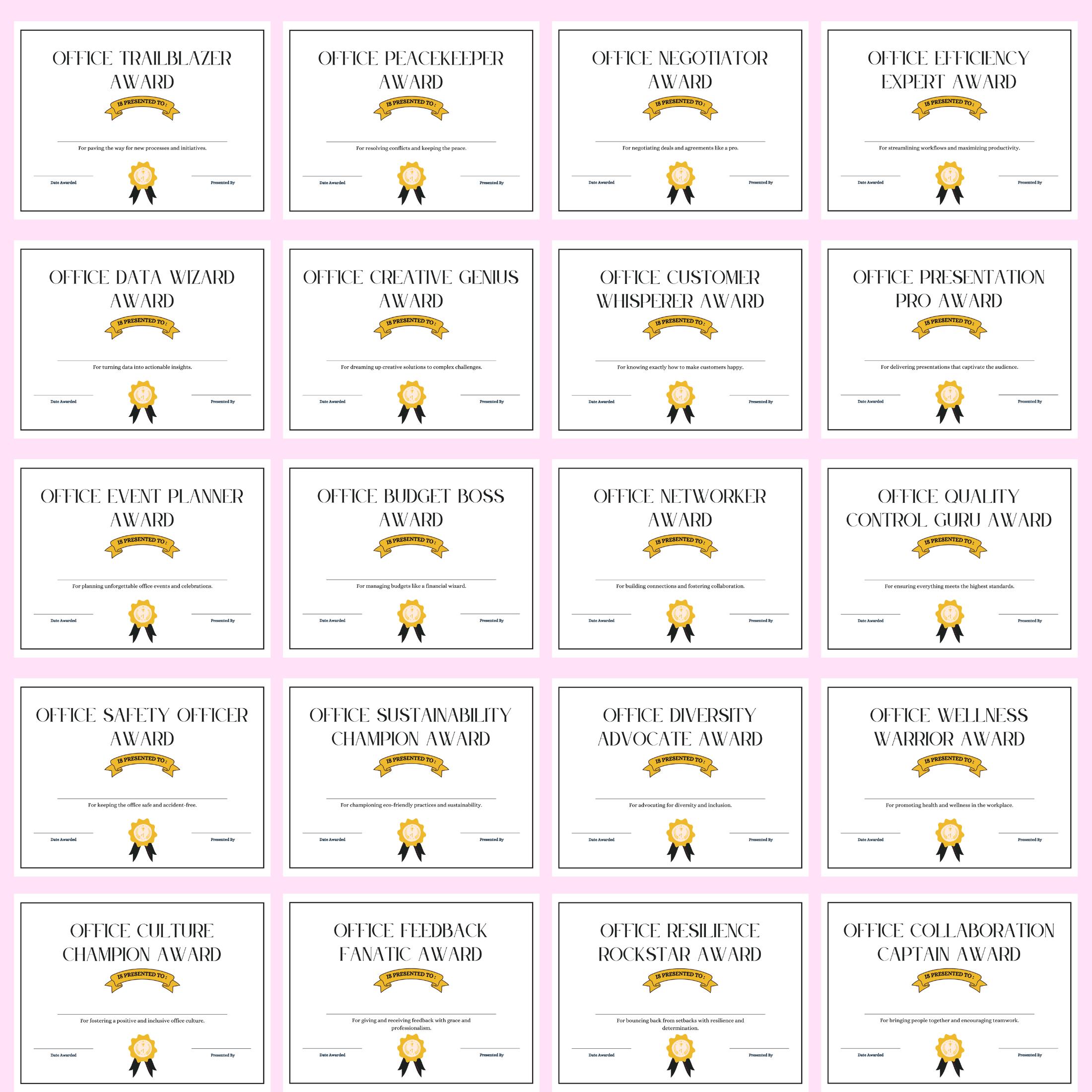 Funny Employee Appreciation Awards, Recognition Awards Certificates ...