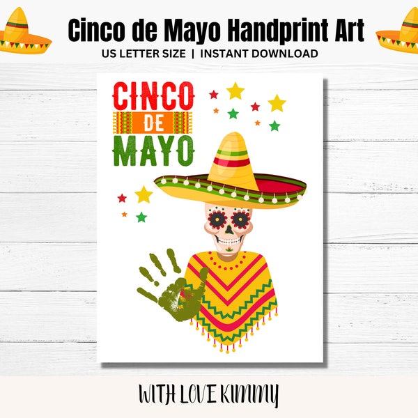 Cinco De Mayo Handprint - Etsy