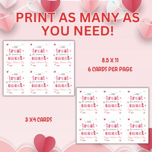 Valentine Lollipop Holder, Printable Sucker Gift Tag, Classroom ...