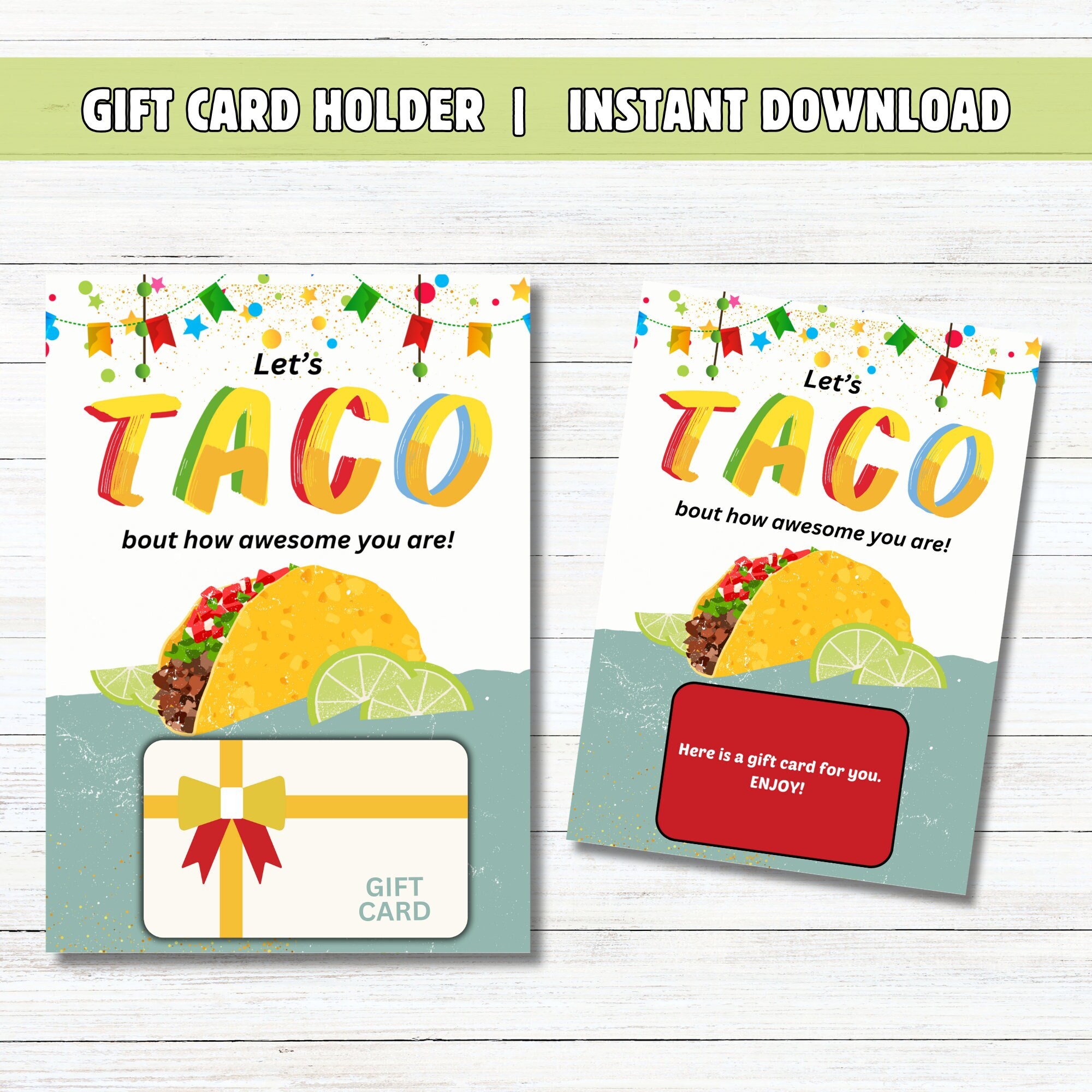 Teacher Appreciation Printable Gift Card Holder, Teacher Gift Card ...