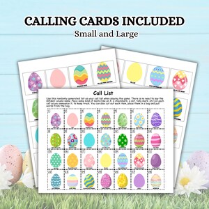 30 EASTER EGG Bingo Cards Game, Easter Egg Hunt Bingo, Easter Bunny ...