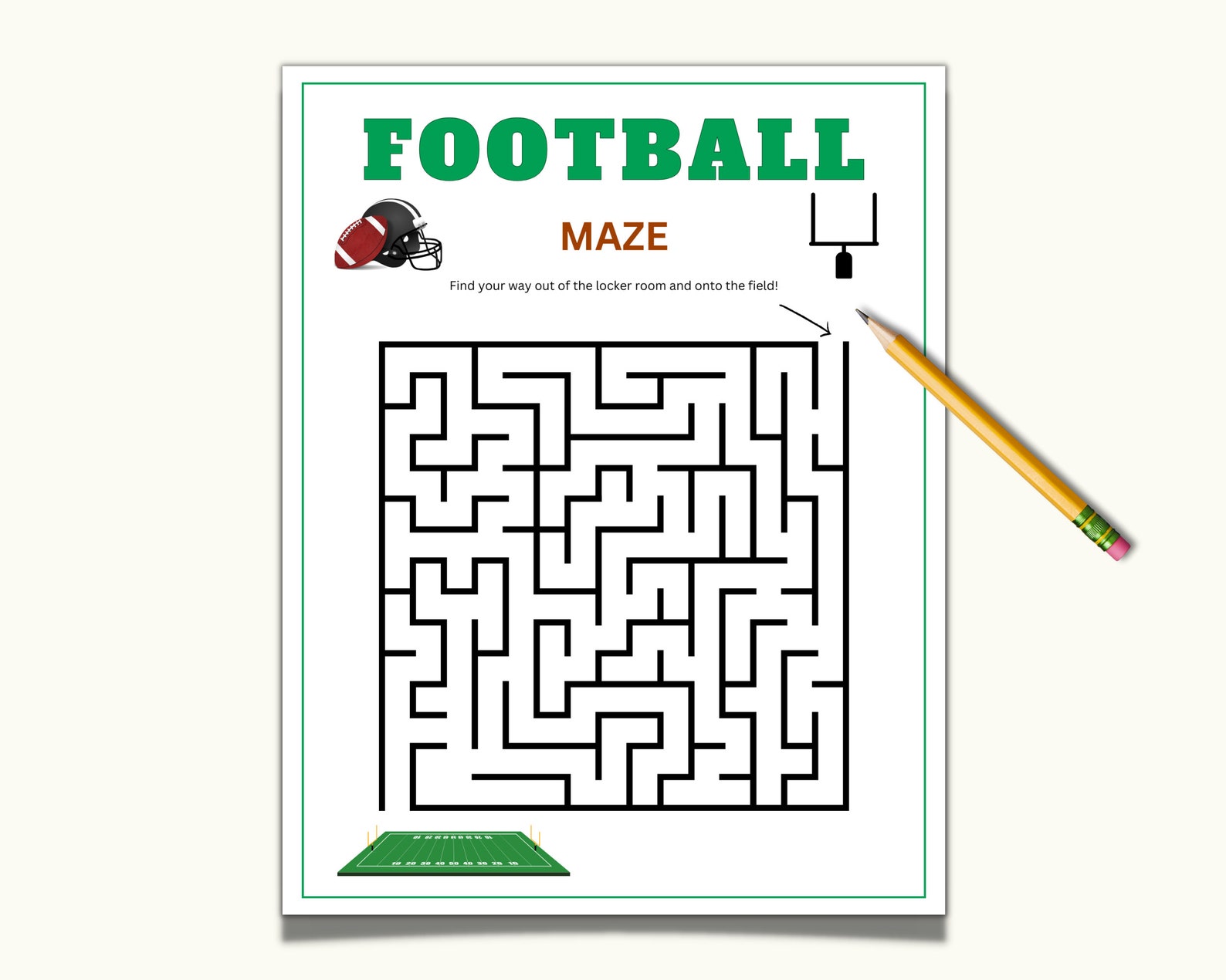 Football Games Bundle, Football Party Games, Football Birthday Party ...