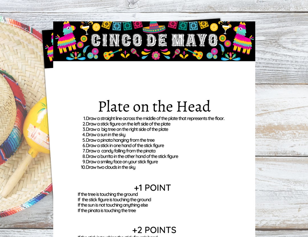 Cinco De Mayo Game, Cinco De Mayo Printable, Cinco De Mayo Party Games ...