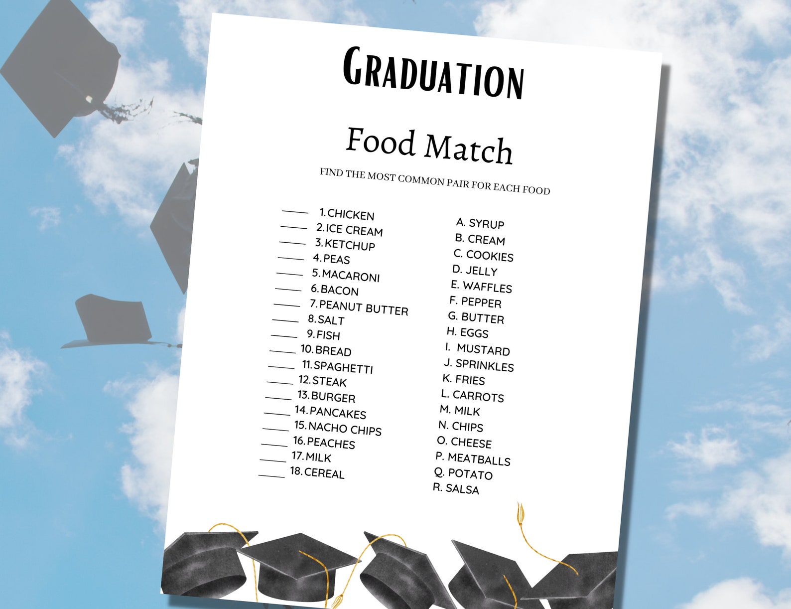 Printable Graduation Games, Selfie Scavenger Hunt 2026 Graduation Games, Graduation Party Games ...