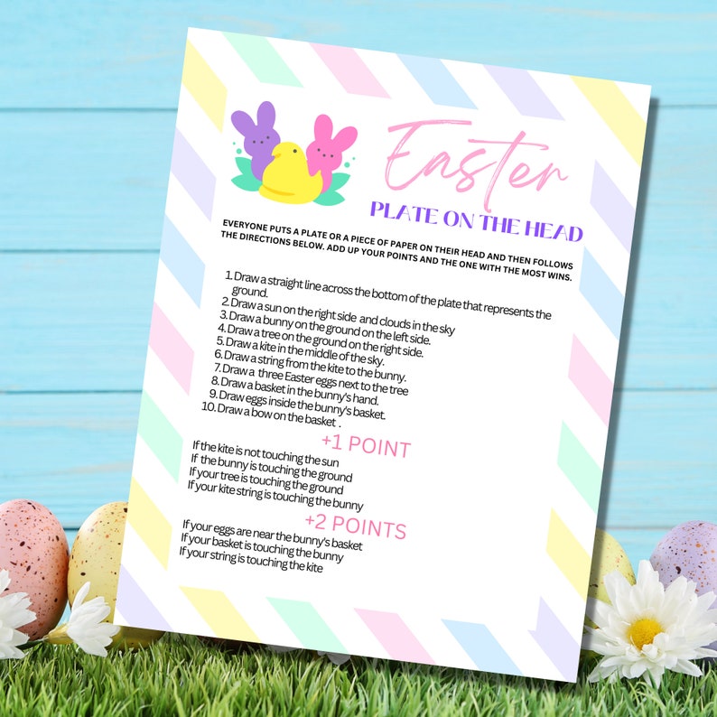 Printable EASTER Game, Easter Kids Game and Activity, Adult Games ...