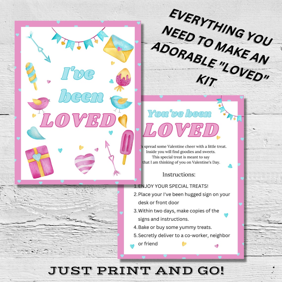 You've Been Loved Printable Bundle, We've Been Loved Kit, I've Been ...