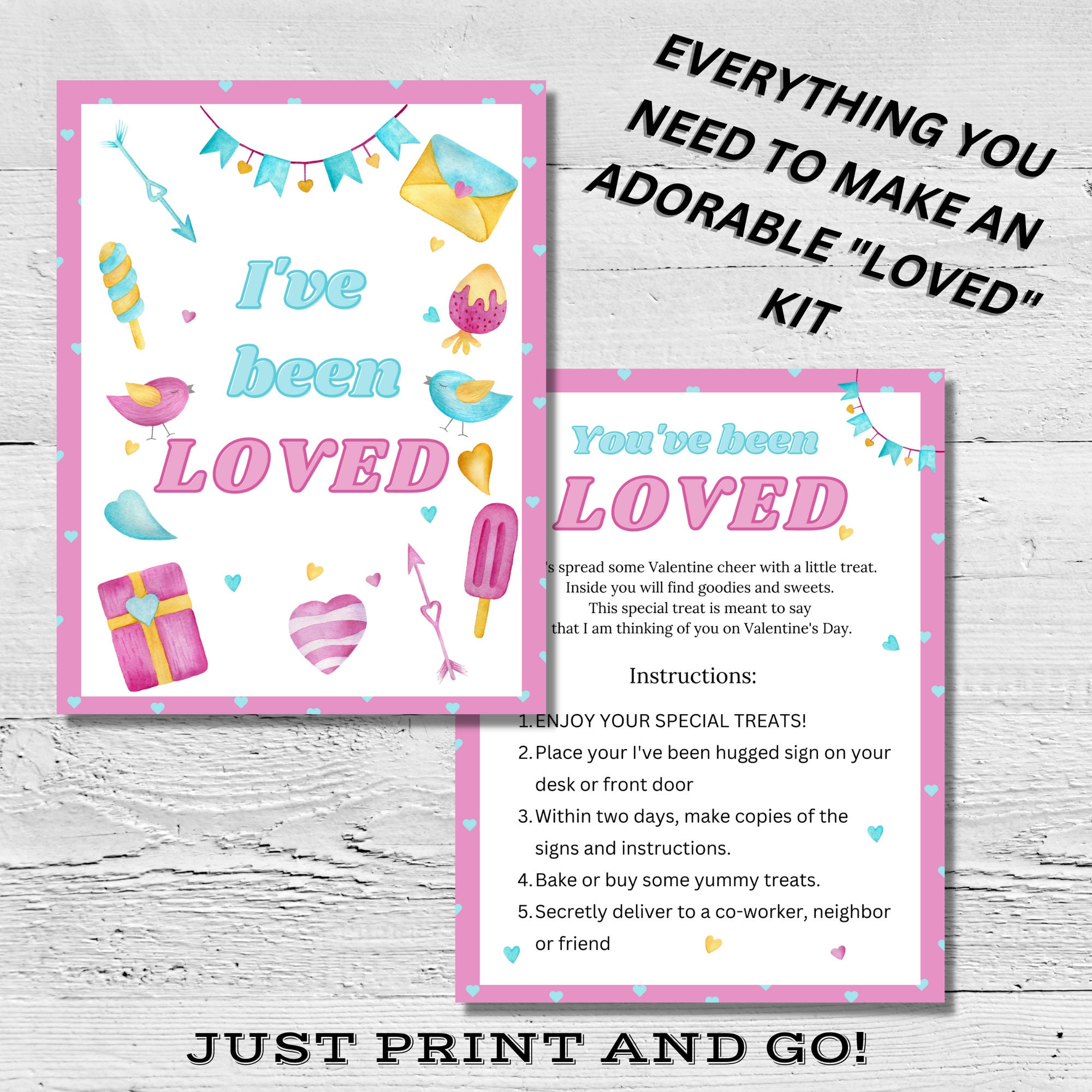 You've Been Loved Printable Bundle, We've Been Loved Kit, I've Been ...