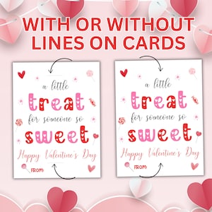 Valentine Lollipop Holder, Printable Sucker Gift Tag, Classroom ...
