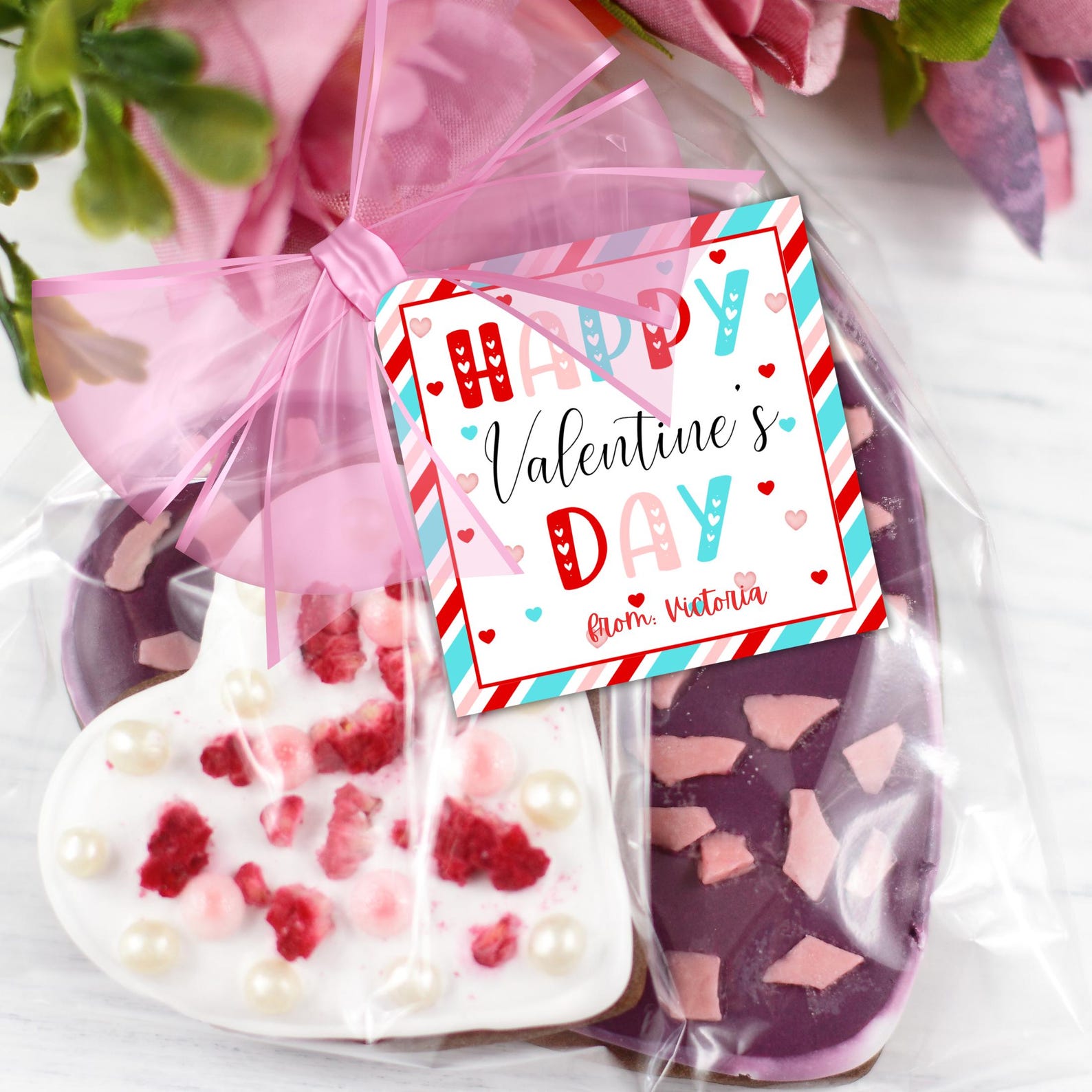Happy Valentines Day Gift Tag, Printable Valentine Gifts Tags ...