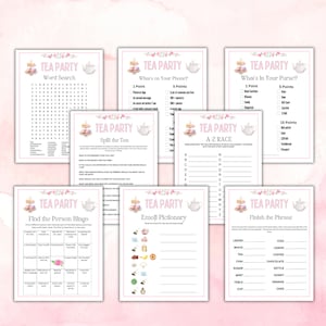 Tea Party Games, Tea Party Birthday, Tea Party Baby Shower, Tea Party ...