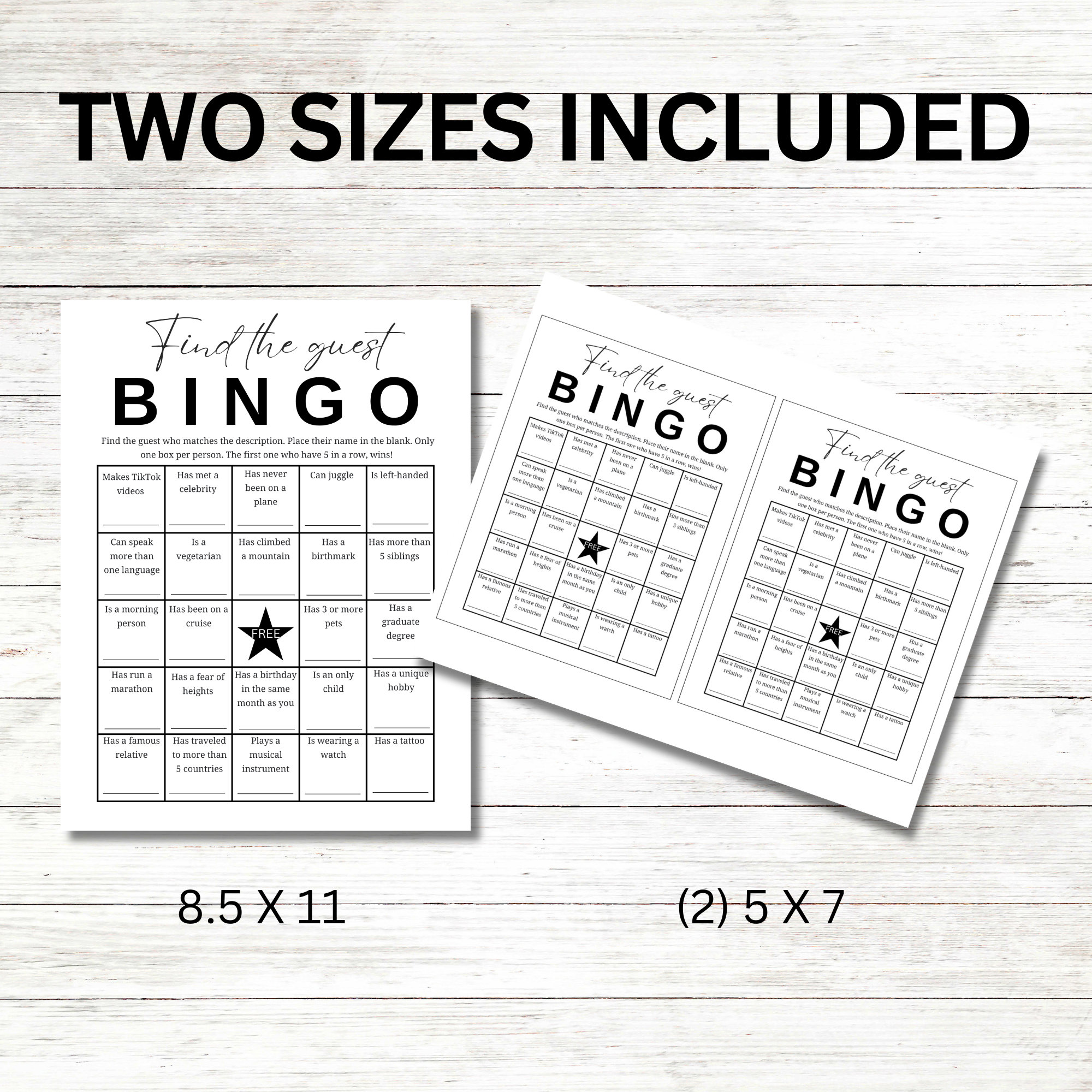 Find Someone Bingo, Get to Know You Bingo, Mingle Bingo,icebreaker Game ...