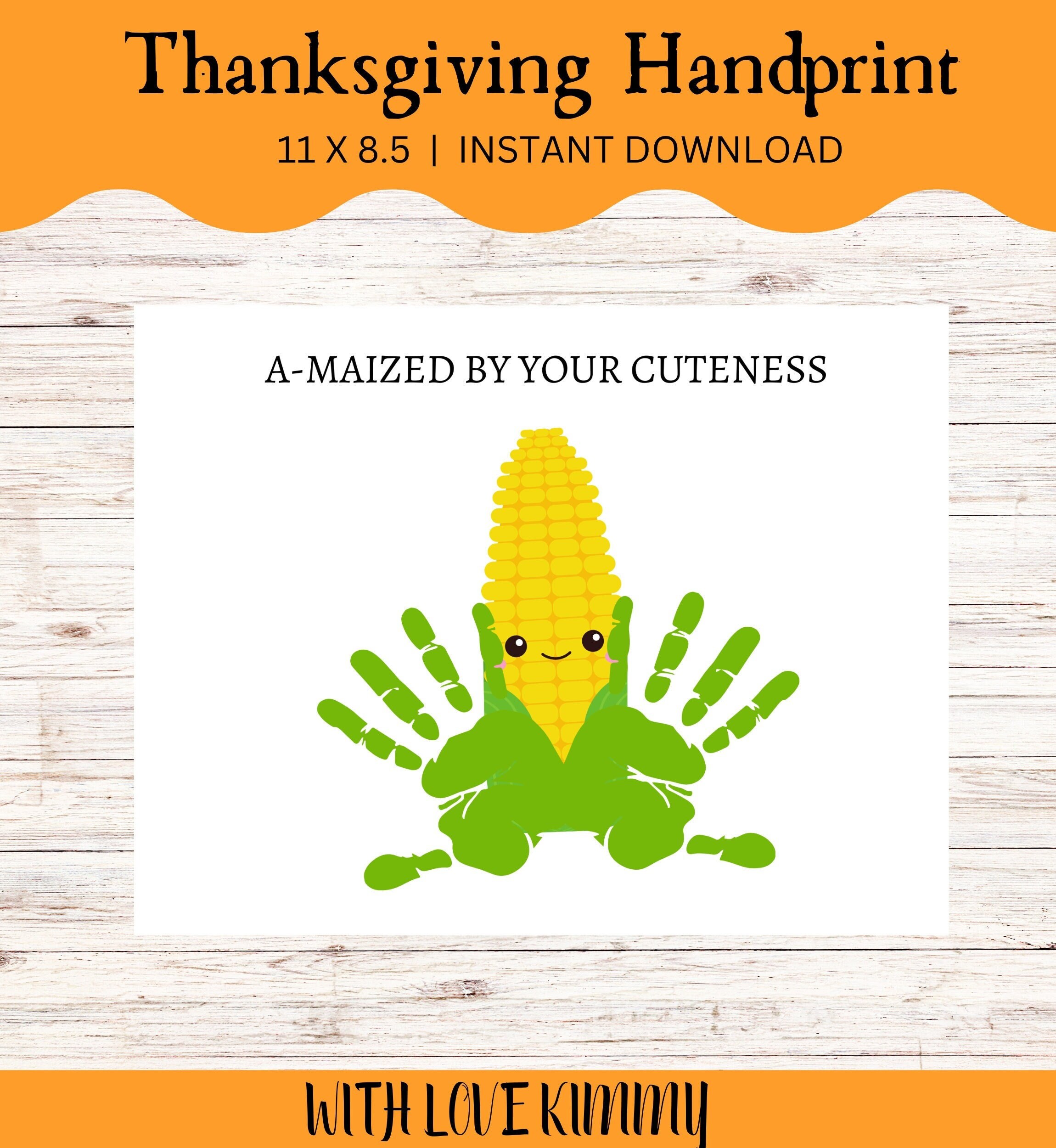 Thanksgiving Handprint Craft Printable, Thanksgiving Preschool Craft ...