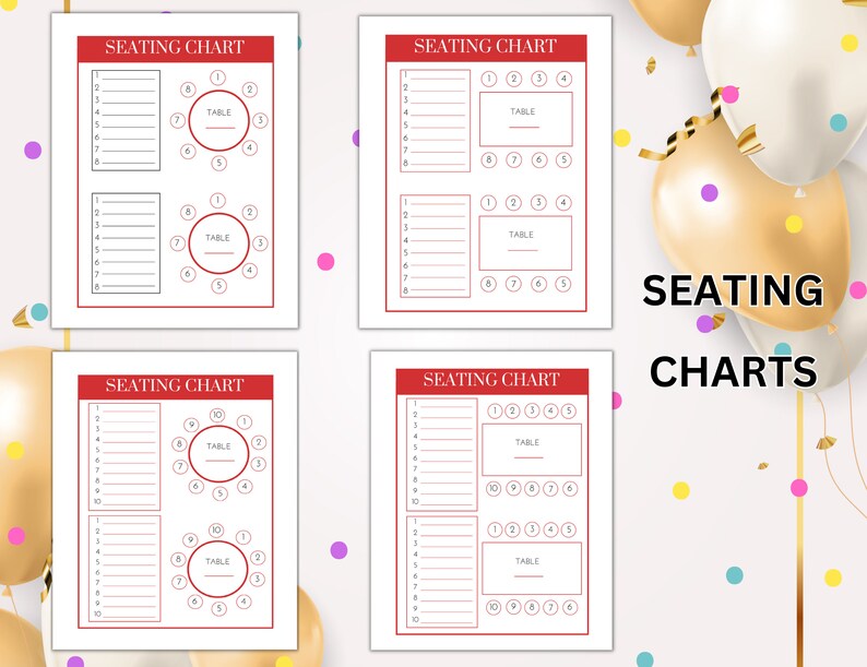 Printable Party Planner, Happy Birthday Party Organizer, Surprise Party ...