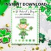 Printable St Patrick's Day Roll a Leprechaun Game, St Paddys Day Game ...
