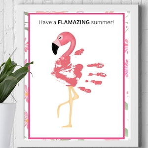 Summer Handprint Art, Summer Craft, Kids Handprint Art Craft, Summer ...
