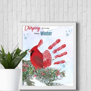 Winter Handprint Art Bundle, Winter Craft, Kids Handprint Art Craft ...