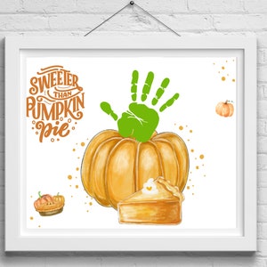 Fall Handprint Art, Fall Craft, Kids Handprint Art Craft, Fall Art for ...
