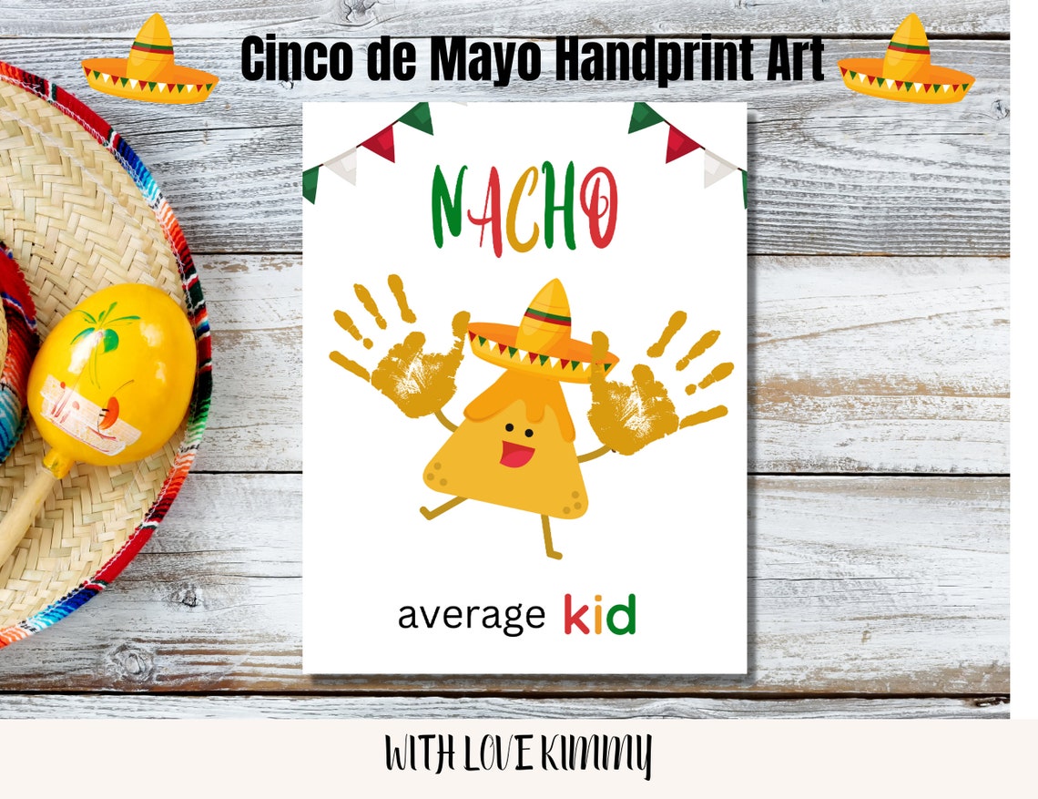 Cinco De Mayo Craft Cinco De Mayo Handprint and Footprint - Etsy