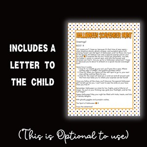 Editable Halloween Scavenger Hunt, Treasure Hunt Clues, Scavenger ...