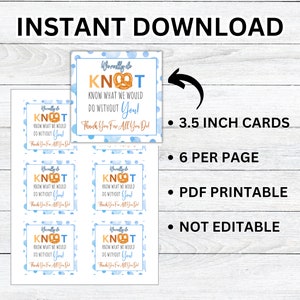 Appreciation Gift Tag, Pretzel Knot Teacher Appreciation, Staff Co ...